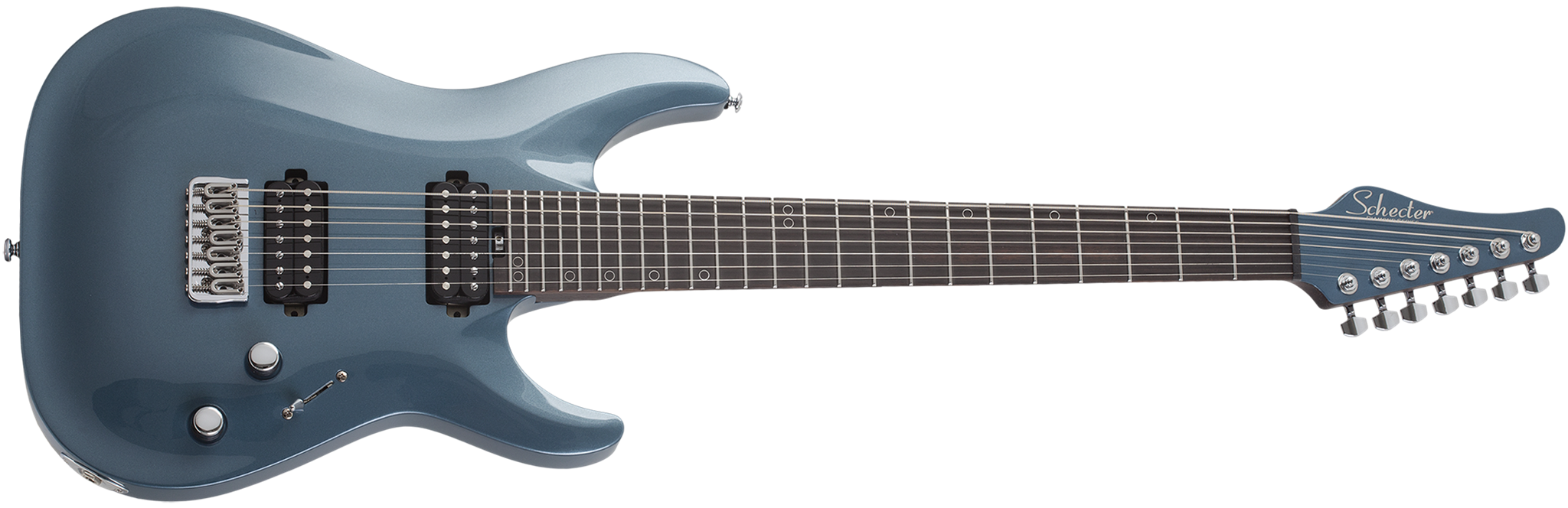 Schecter DIAMOND SERIES Aaron Marshall AM-7 Cobalt Slate 7-String ...