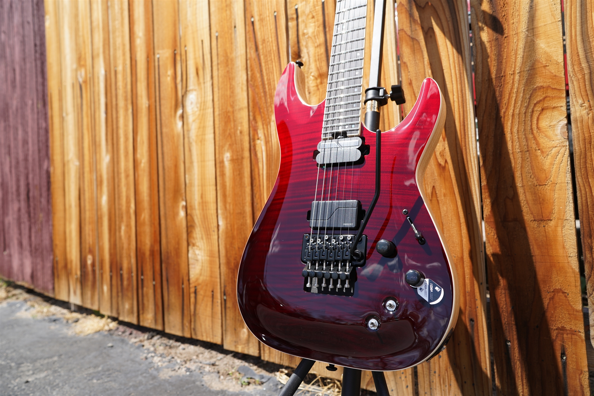 Schecter DIAMOND SERIES SLS Elite C-1FR/S Blood Burst 6-String Electric ...