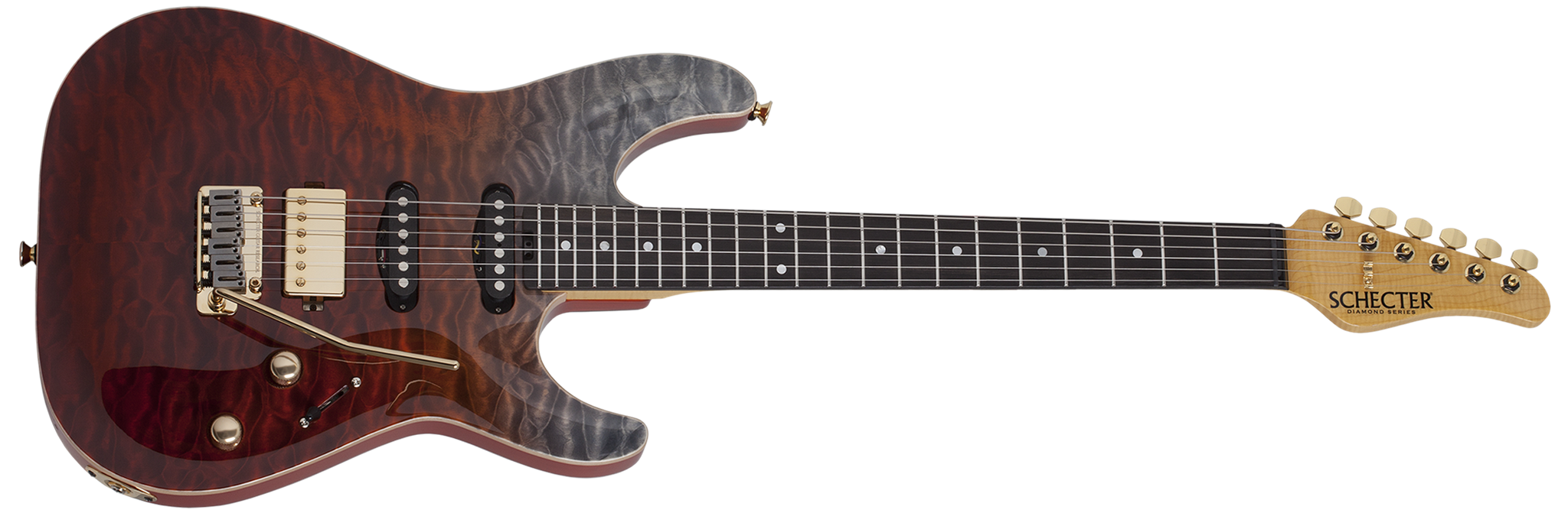 Schecter DIAMOND SERIES California Classic Bengal Fade 6-String ...