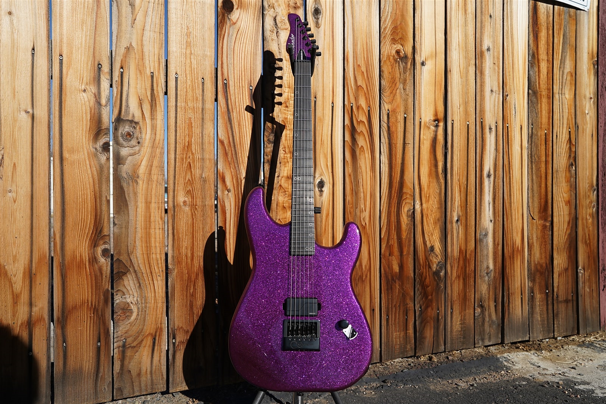 Schecter DIAMOND SERIES Danskimo-6 Daniel Haniss Purple Sparkle 6 ...