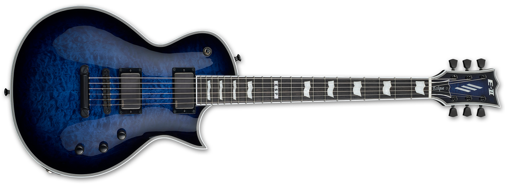 ESP E-II Eclipse Reindeer Blue 6-String Electric Guitar