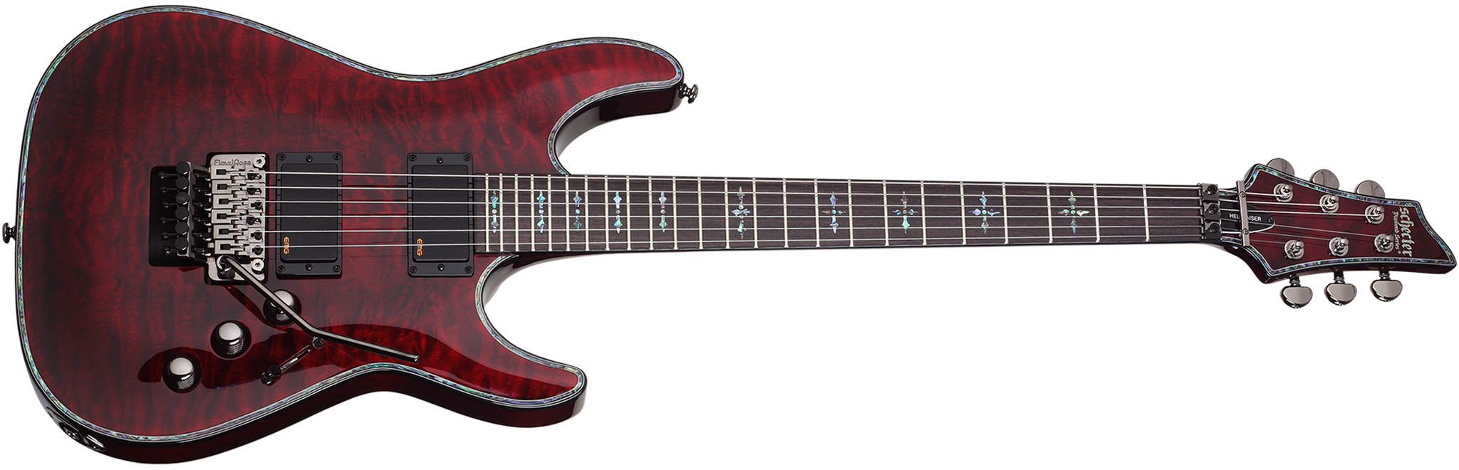 Schecter DIAMOND SERIES HELLRAISER C-1FR Black Cherry 6-String Electric ...