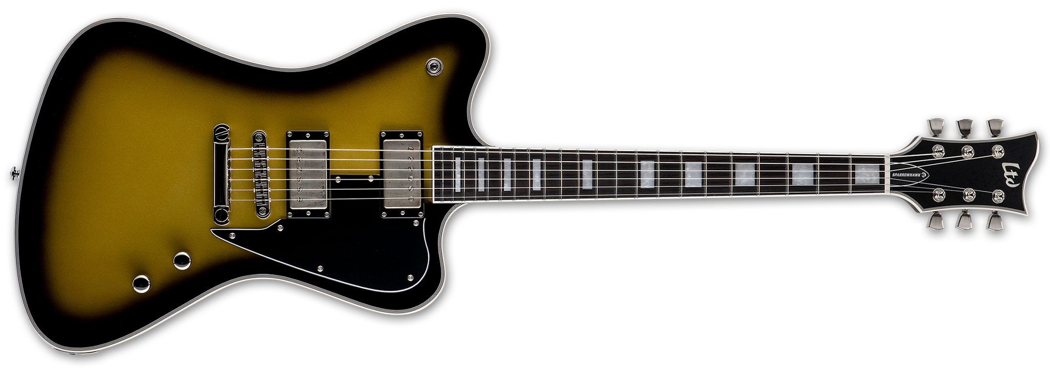 LTD SIGNATURE SERIES Bill Kelliher SPARROWHAWK Vintage Silver Sunburst ...