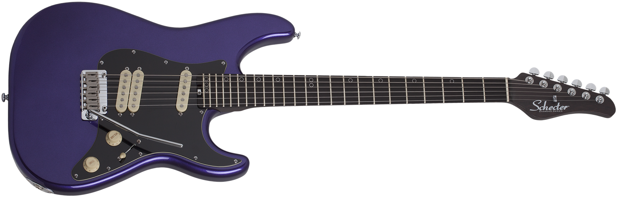 Schecter DIAMOND SERIES MV-6 Metallic Purple 6-String Electric Guitar