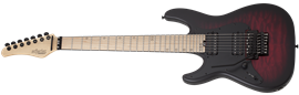 Schecter DIAMOND SERIES C-7 Rob Scallon Satin Dark Roast Left Handed 7 ...