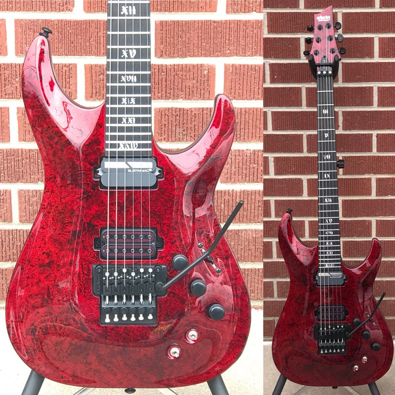 Schecter DIAMOND SERIES Apocalypse C-1FR/S Red Reign 6-String Electric ...