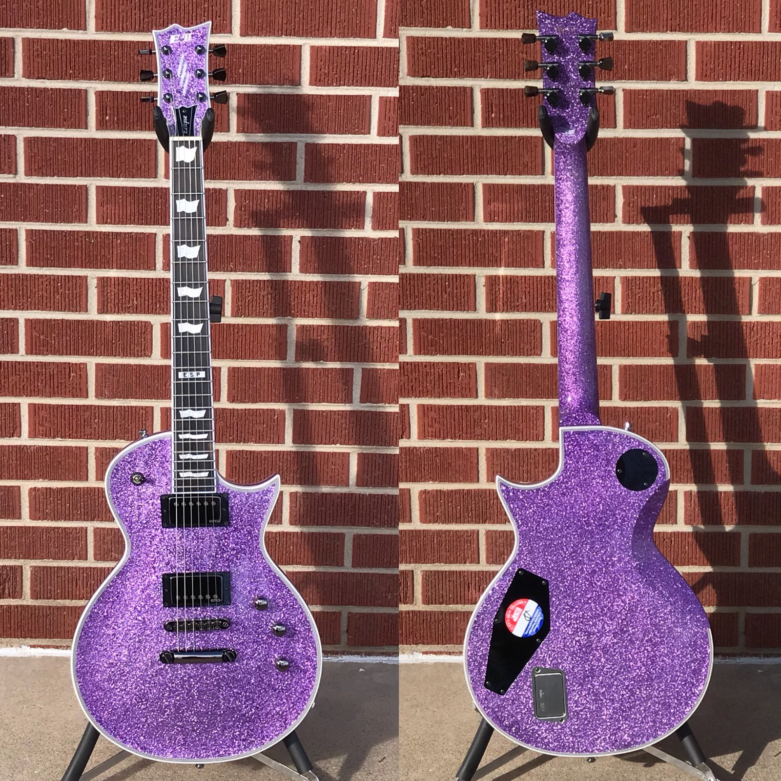 ESP E-II Eclipse -DB Purple Sparkle 6-String Electric Guitar