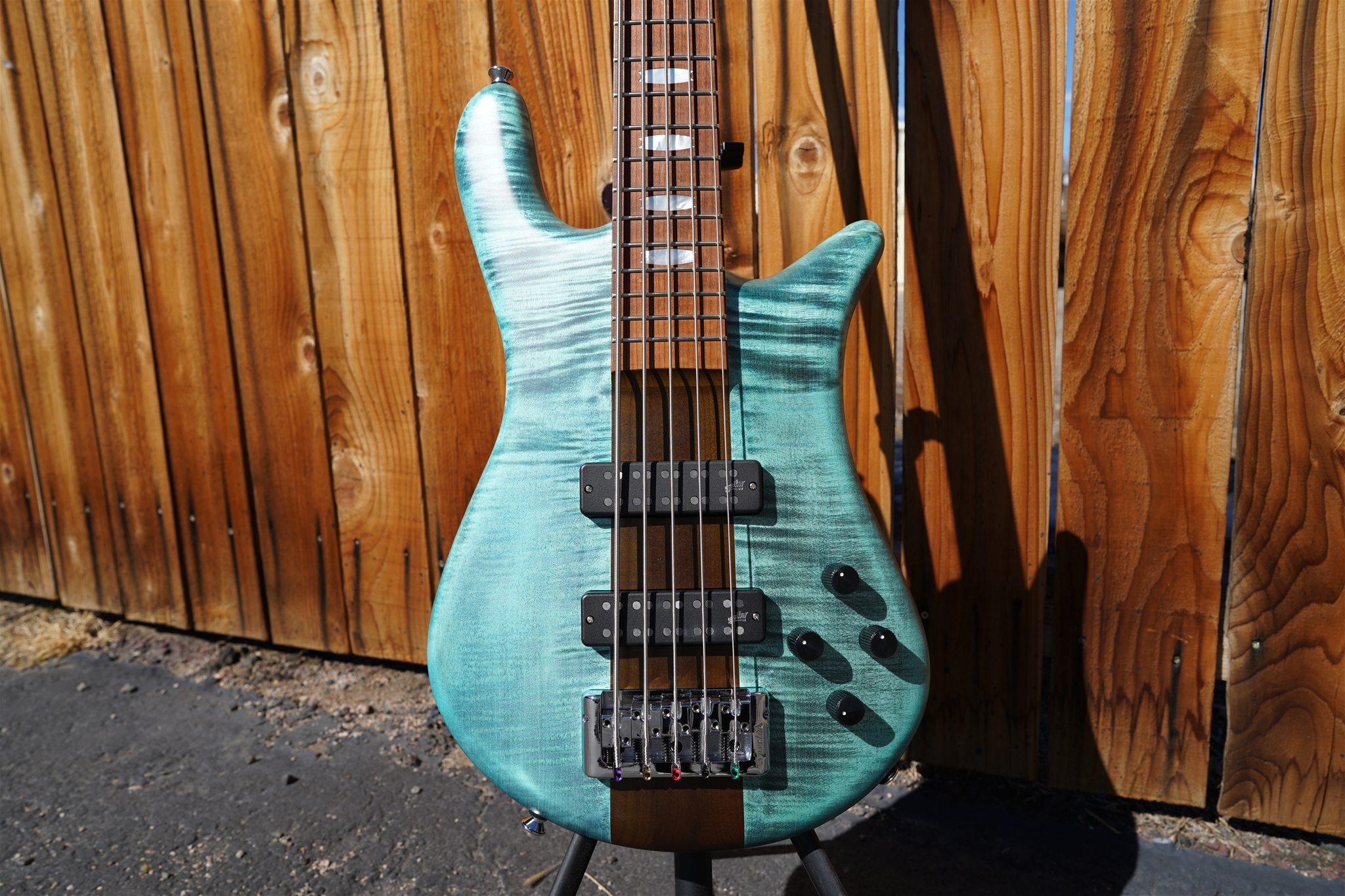Spector Euro 5 RST Turquoise Tide Matte 5-String Electric Bass Guitar 2023